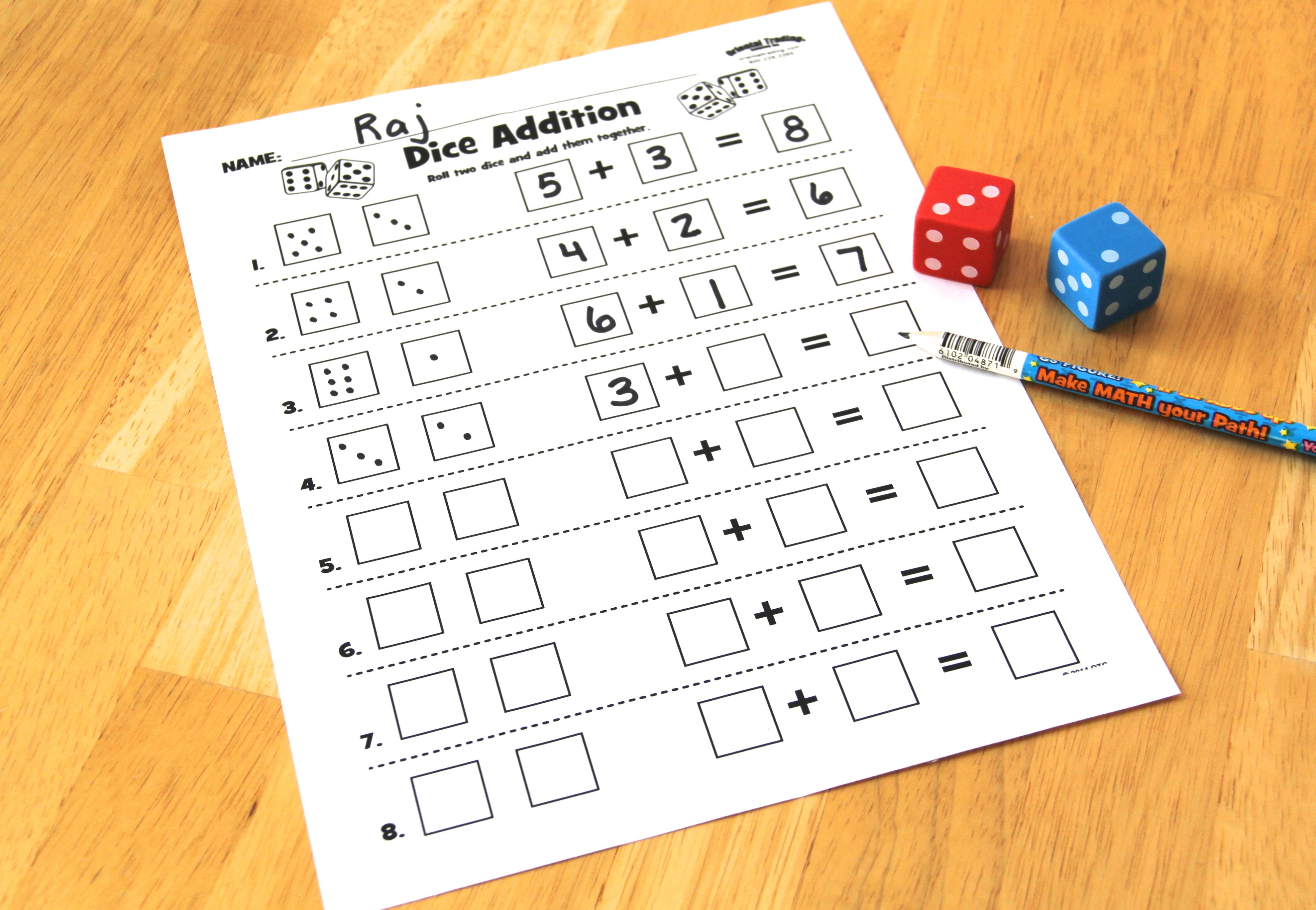 Quick and Easy Dice Center Activities | Fun365