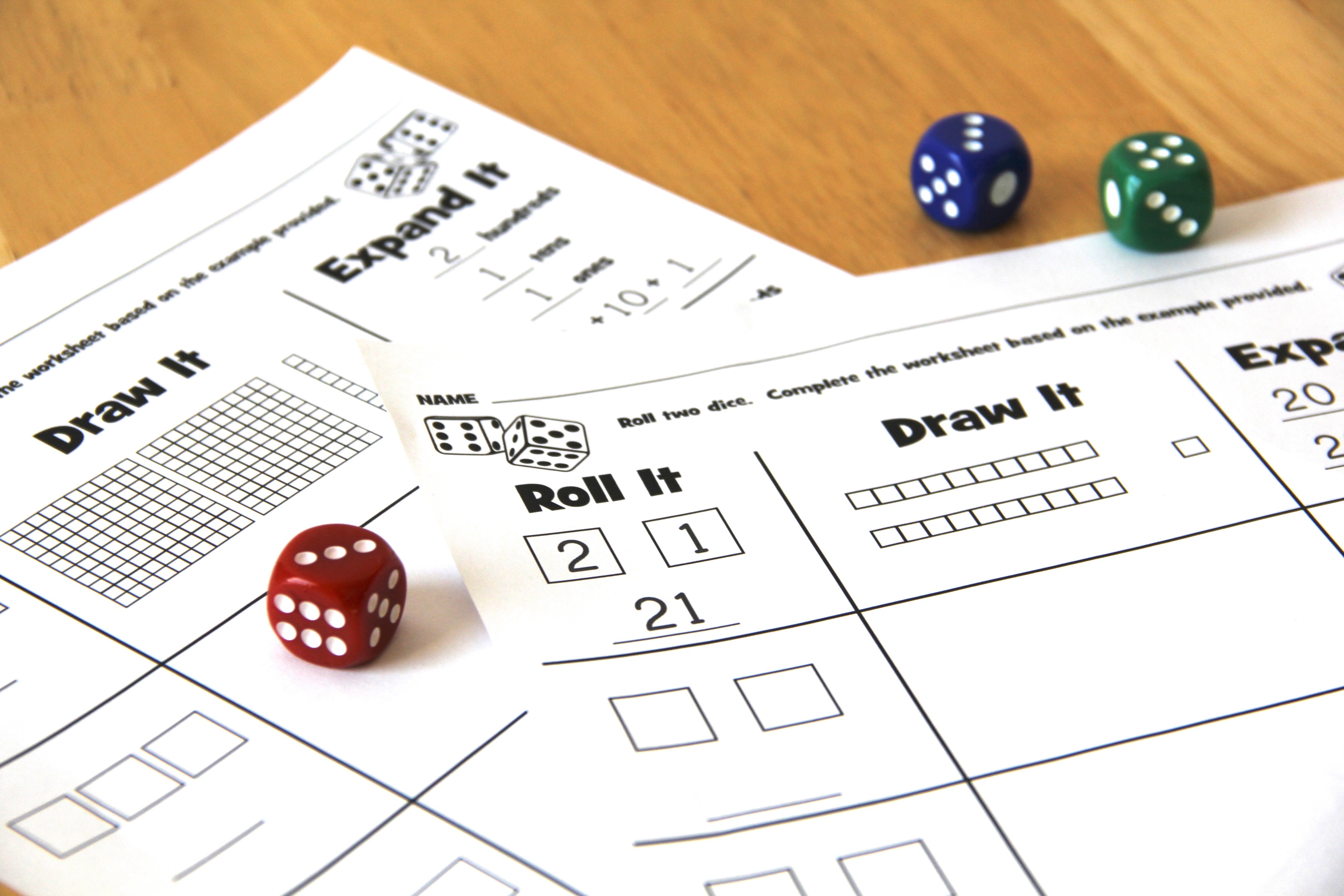 Quick and Easy Dice Center Activities | Fun365