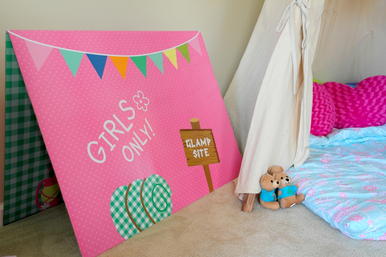 Girly Glamping Slumber Party Fun365