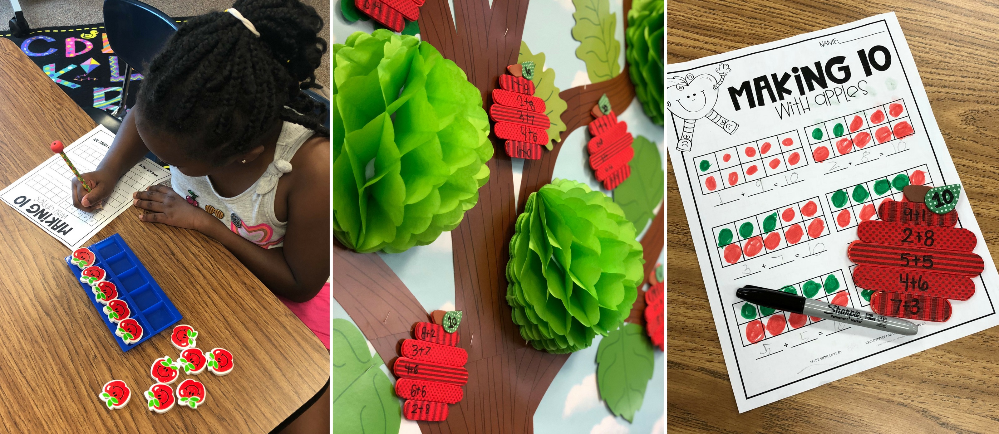 Ways to Make 10 with Apples | Fun365