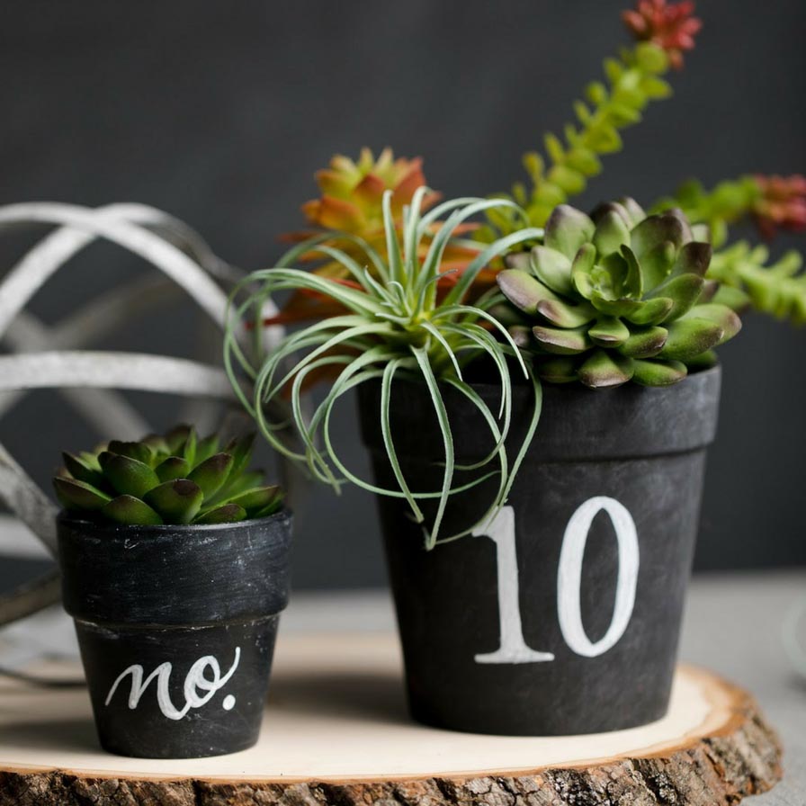 4 Easy Wedding Table Number Ideas | Fun365