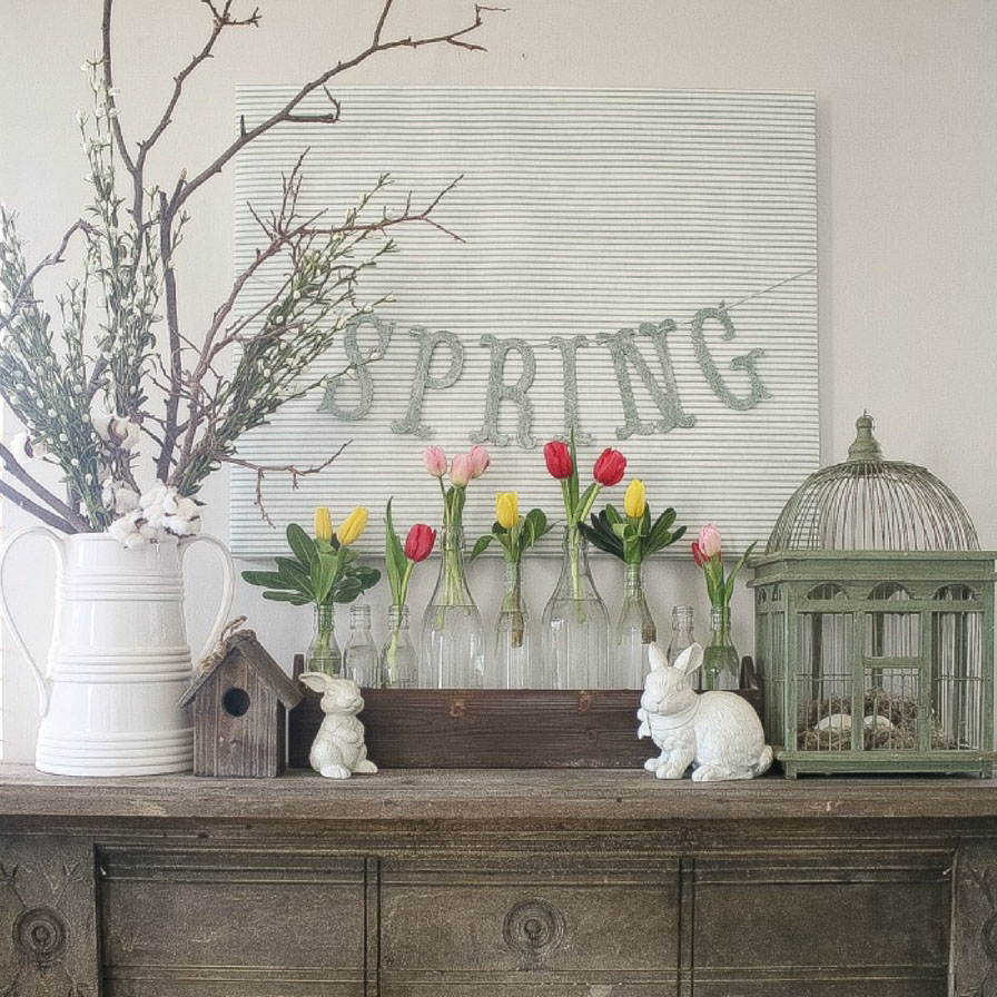 12 Fresh Spring Mantels to Welcome the Season | Fun365