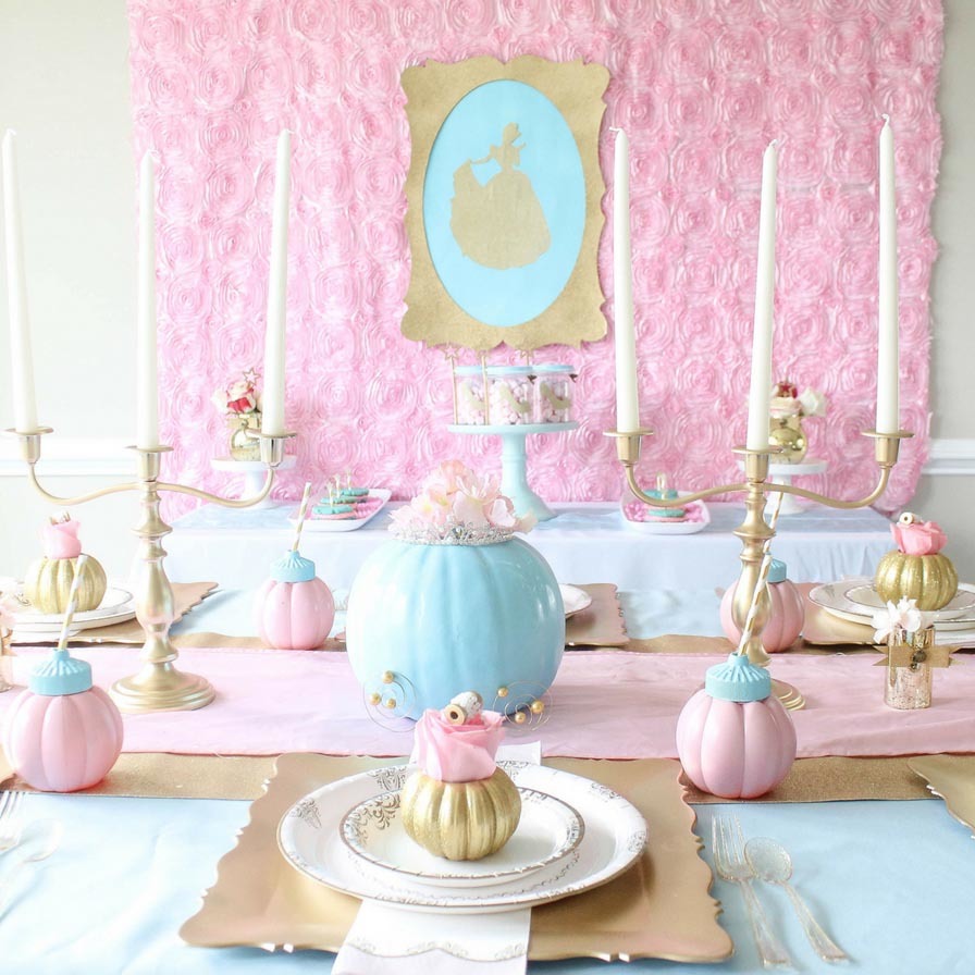 Cinderella Party Centerpieces Enchanted Cinderella Birthday Party