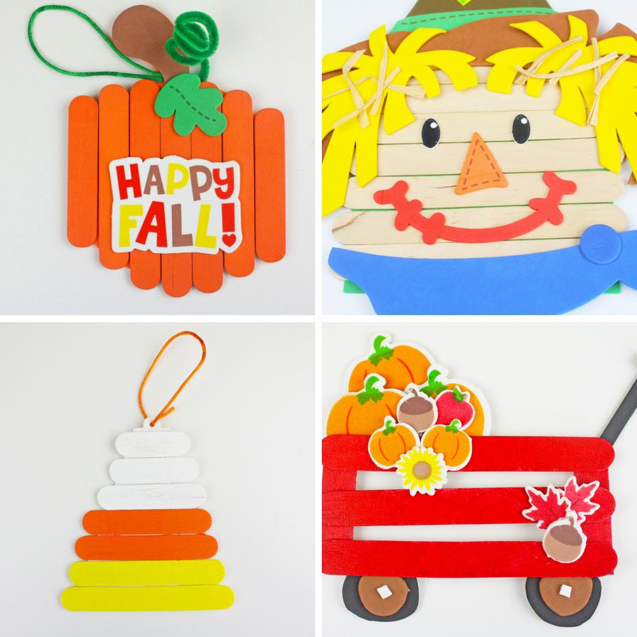Popsicle Stick Fall Character Ideas | Fun365