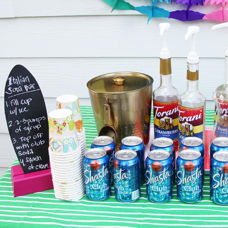 DIY Burger Bar And Soda Station | Fun365