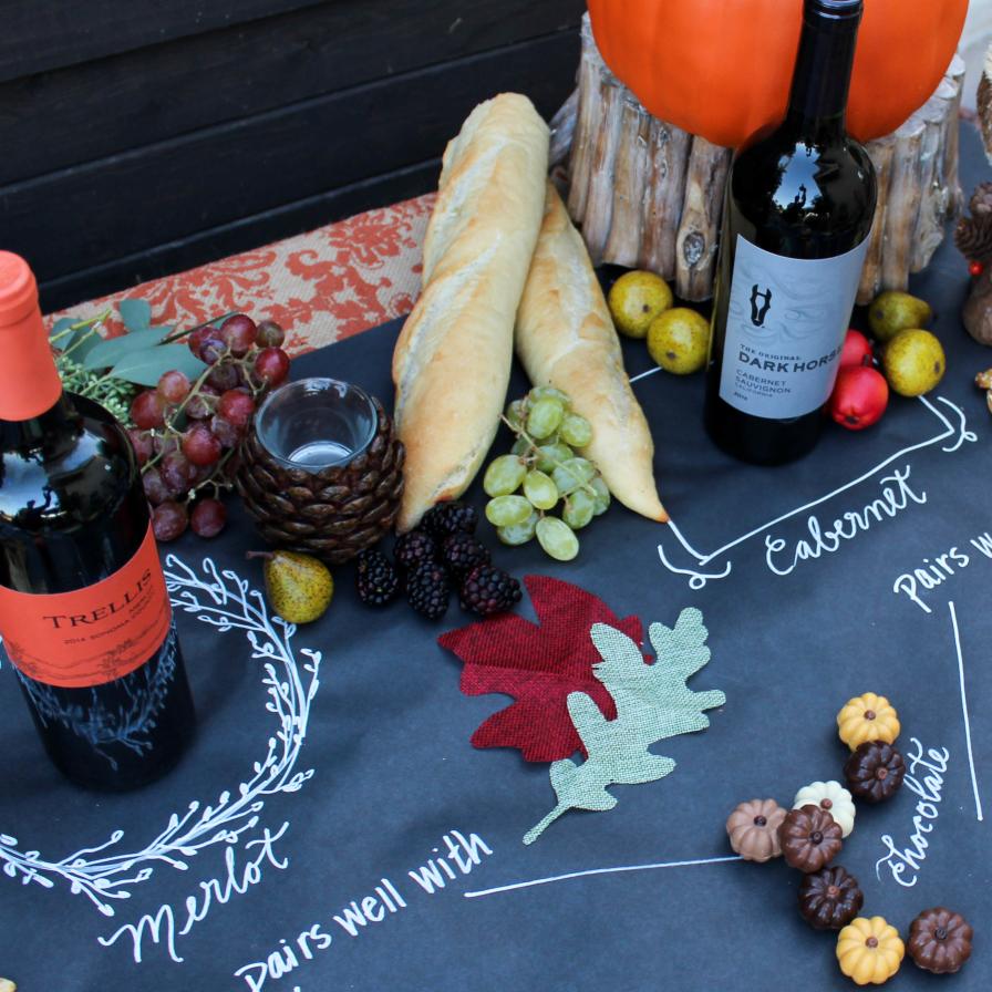 Winery Styled Engagement Party with Autum Filled Food and Decor | Fun365