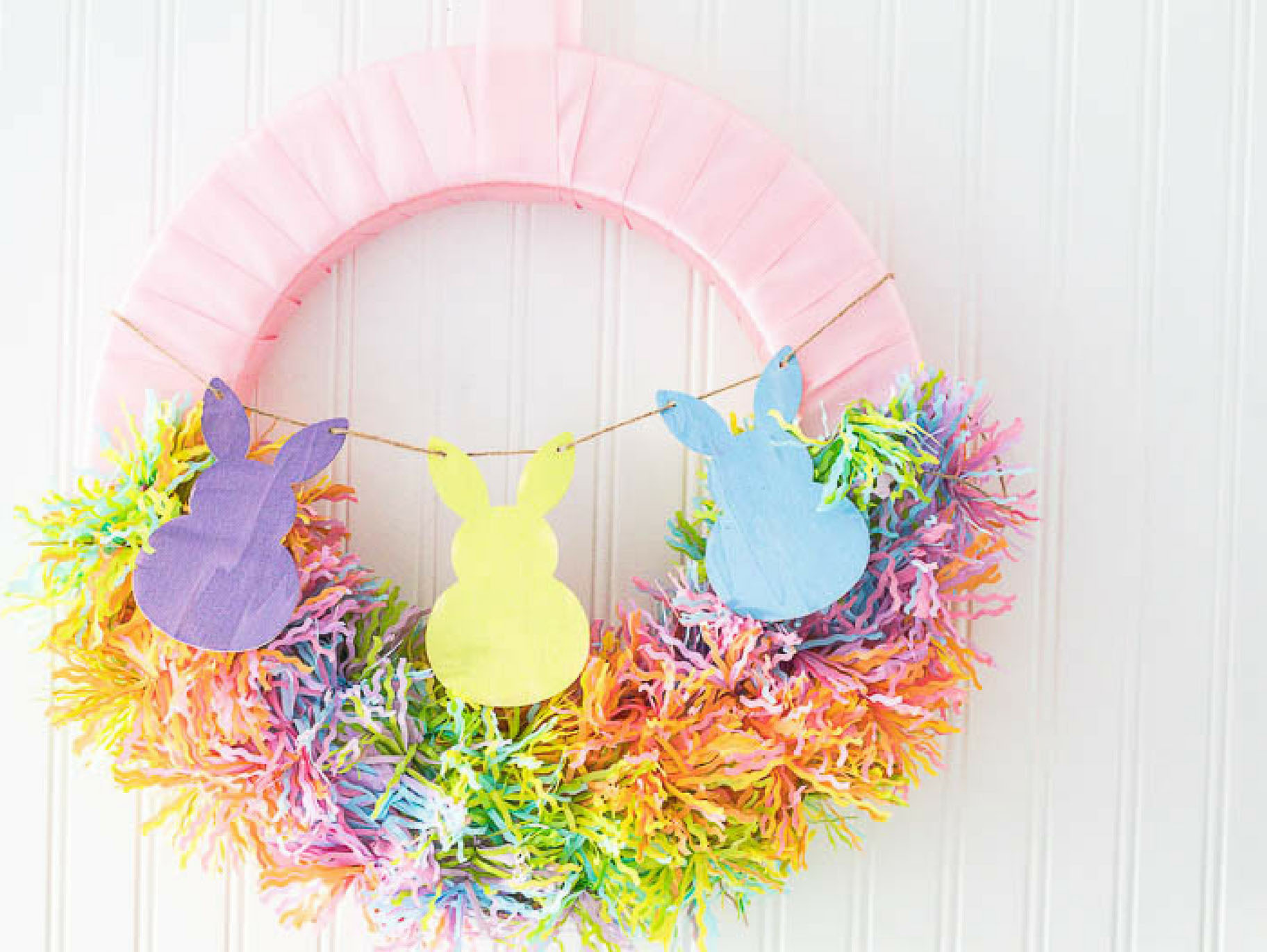 DIY Easter Bunny Wreath | Fun365