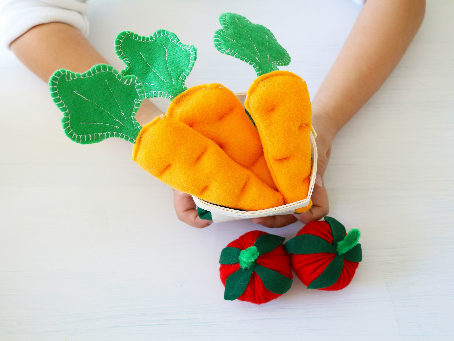 Felt Veggies Playset Craft | Fun365