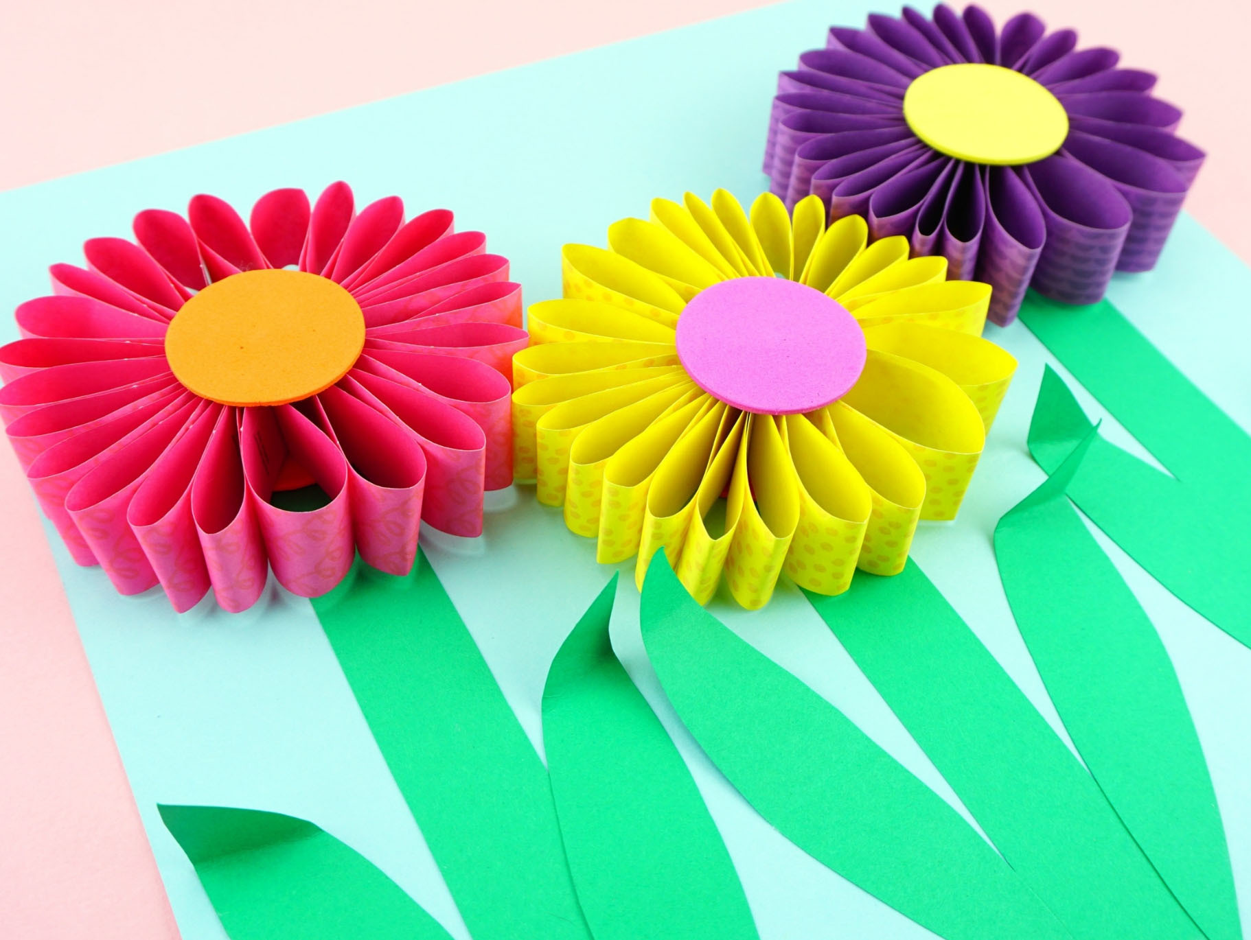 3D Paper Flowers Craft Fun365 3D Paper Flowers Craft Fun365