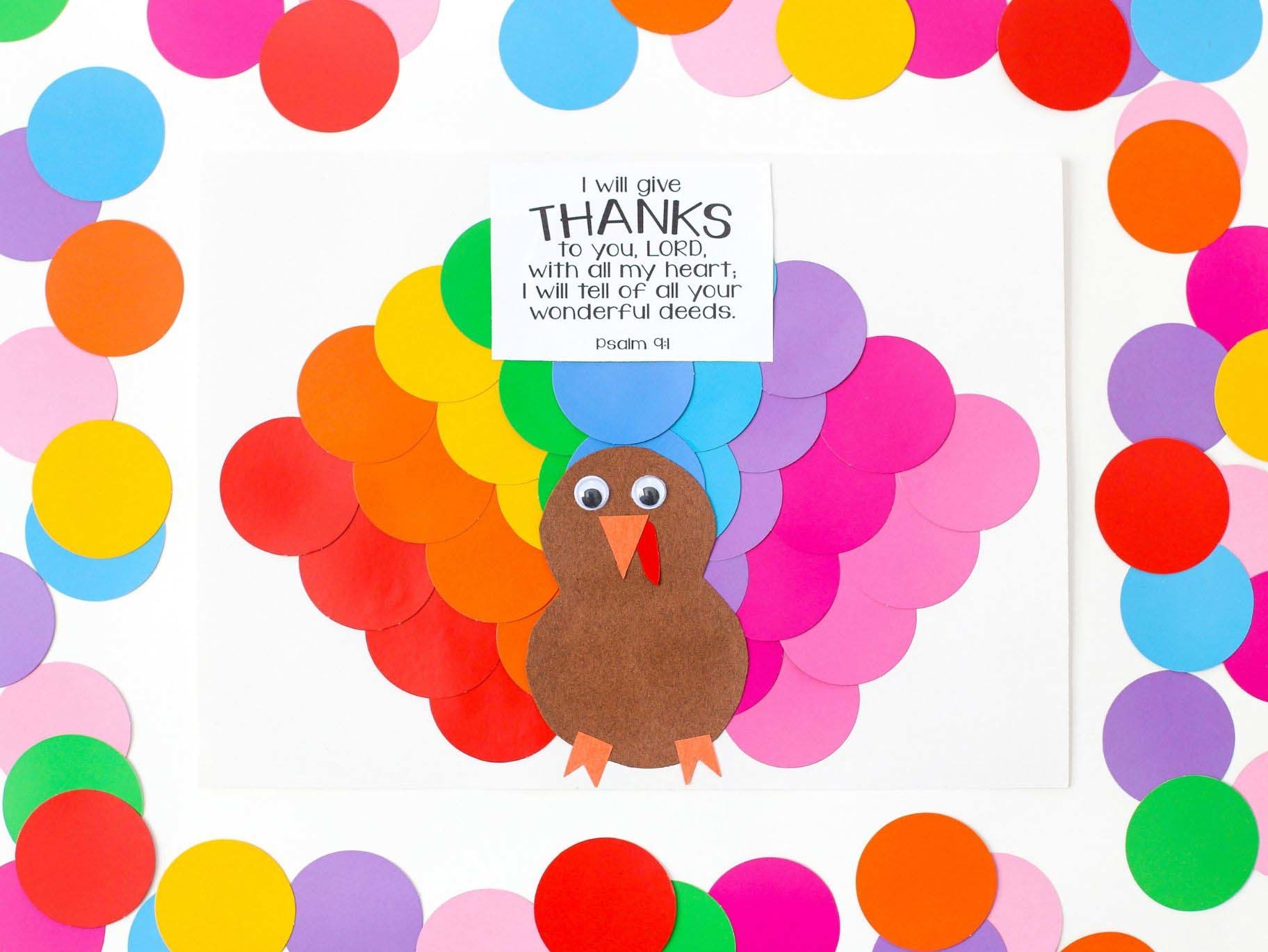 Rainbow Turkey Sunday School Craft | Fun365