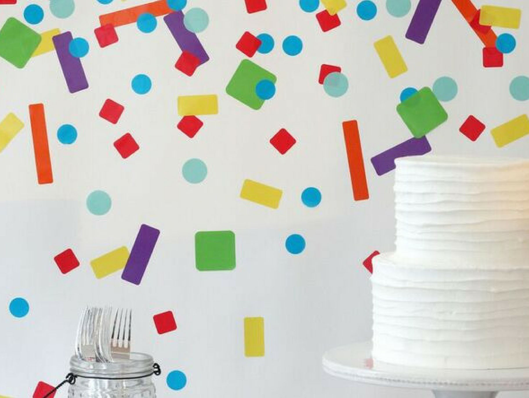Sticker Cake Backdrop | Fun365