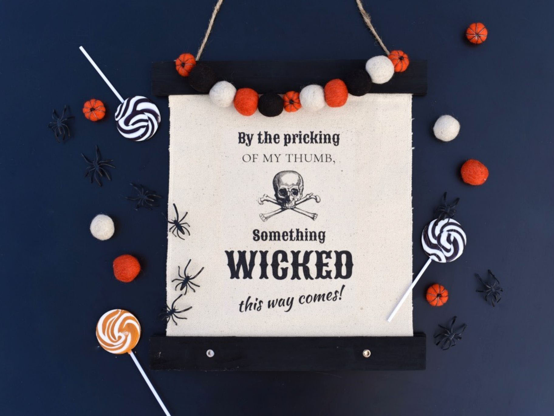 Wicked DIY Canvas Halloween Sign | Fun365