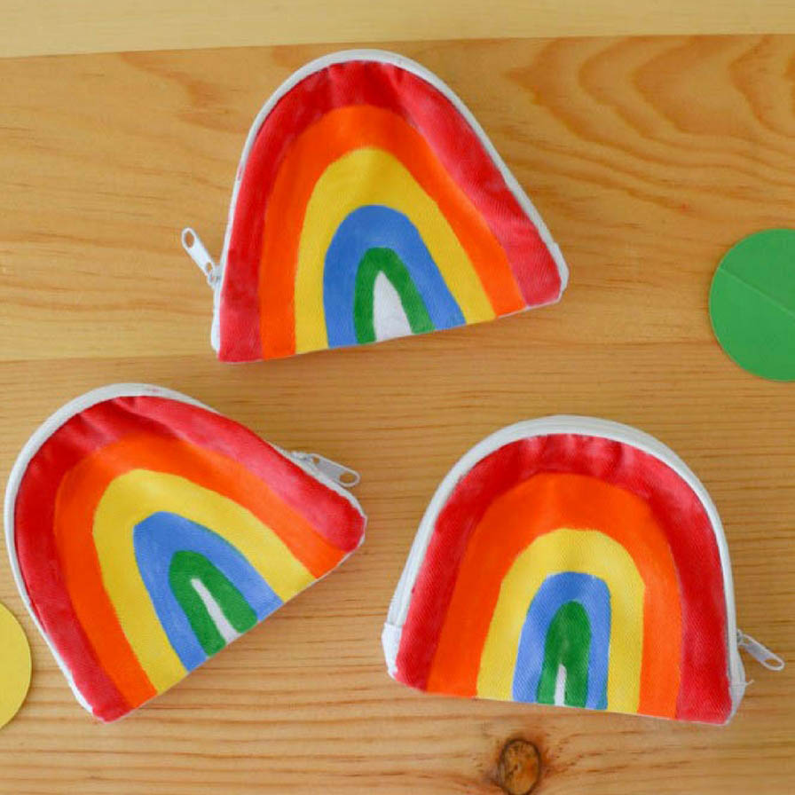 DIY Rainbow Coin Purse | Fun365