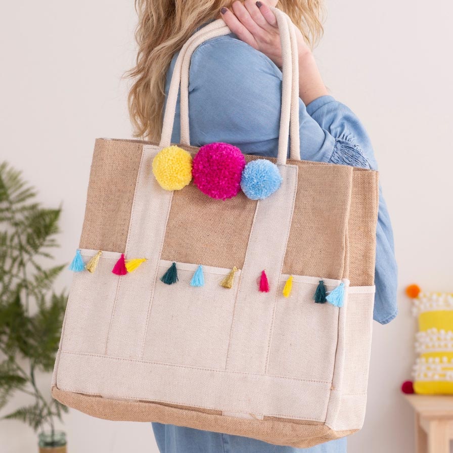 DIY Tassel Tote on a Budget | Fun365