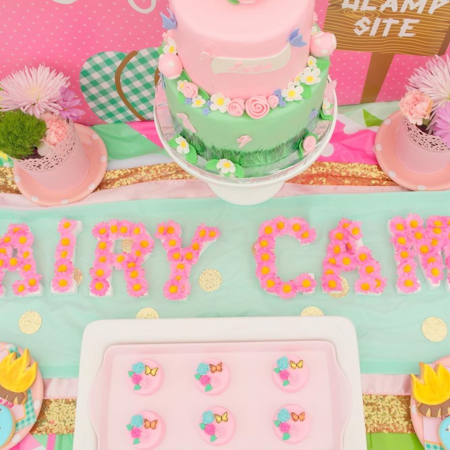DIY Fairy Camp Floral Sign | Fun365