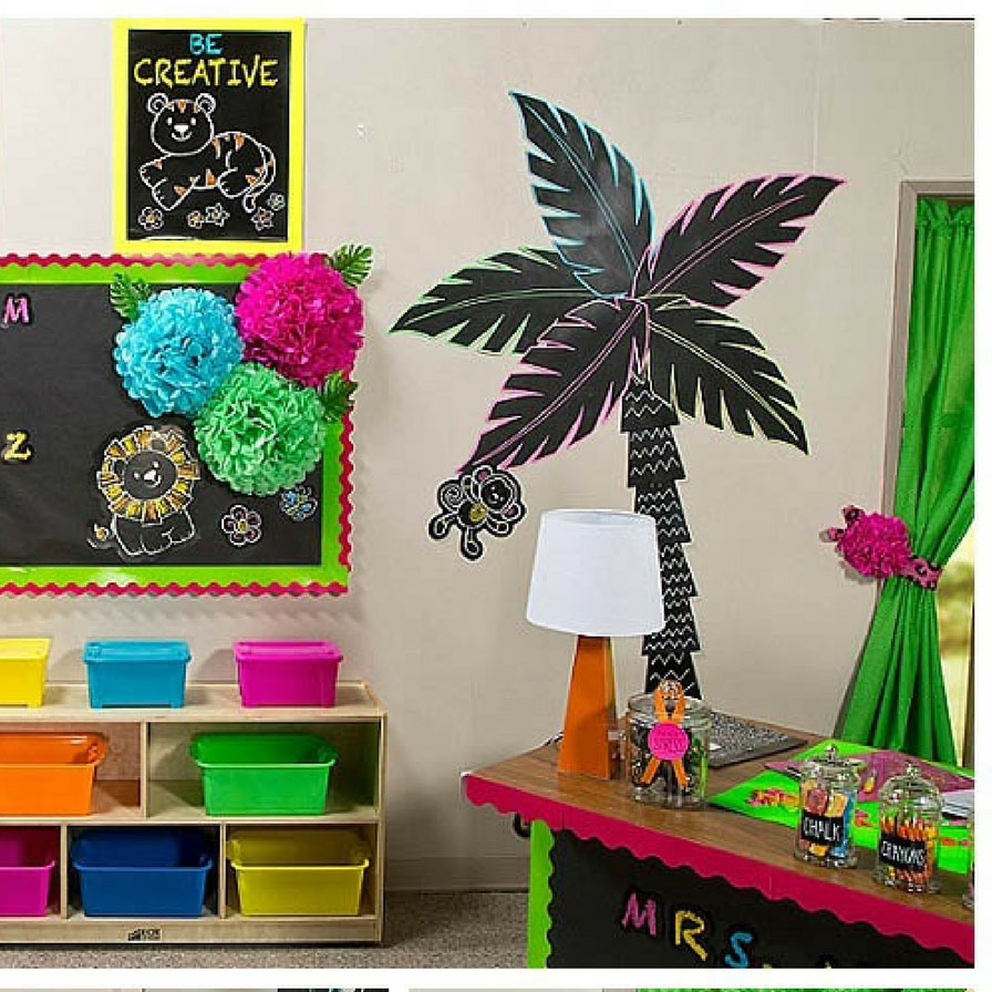 Chalkboard Safari Chalkboard Palm Tree Decor | Fun365