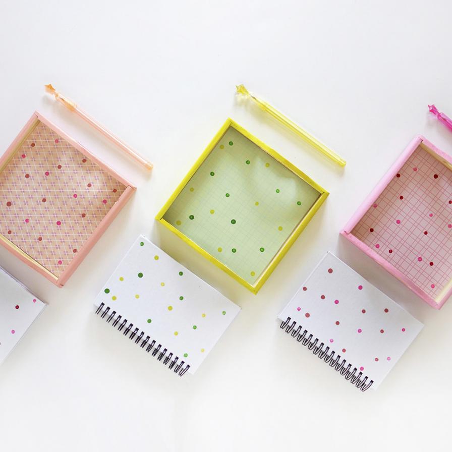 Colorful DIY Office Trays | Fun365