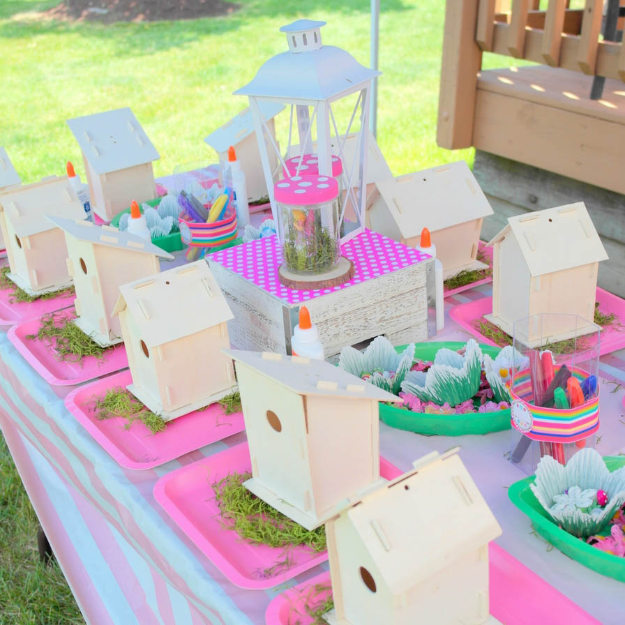 DIY Woodland Fairy House Craft Table | Fun365