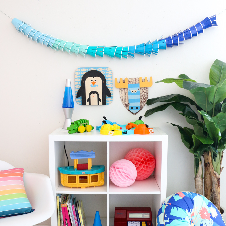 DIY Gradient Party Cup Garland | Fun365