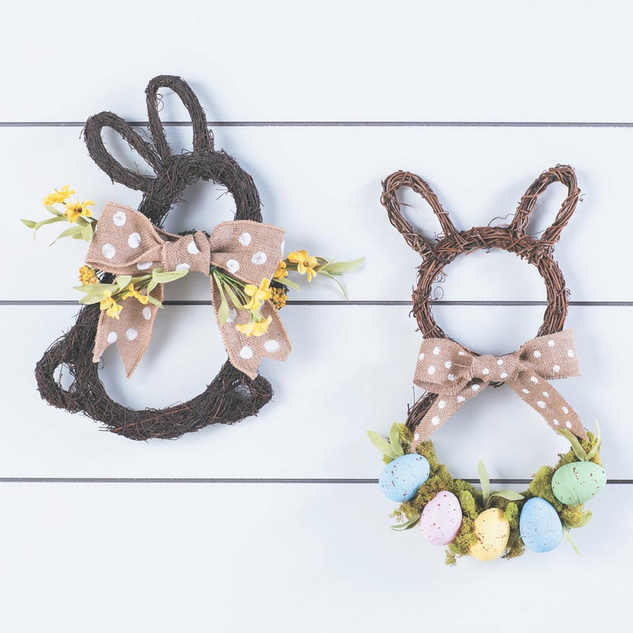 DIY Grapevine Rabbit Wreath | Oriental Trading