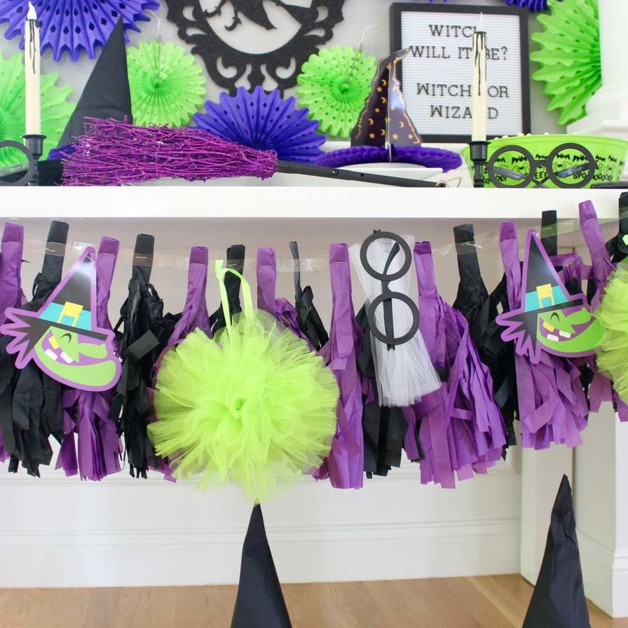 DIY Witch or Wizard Party Garland | Fun365
