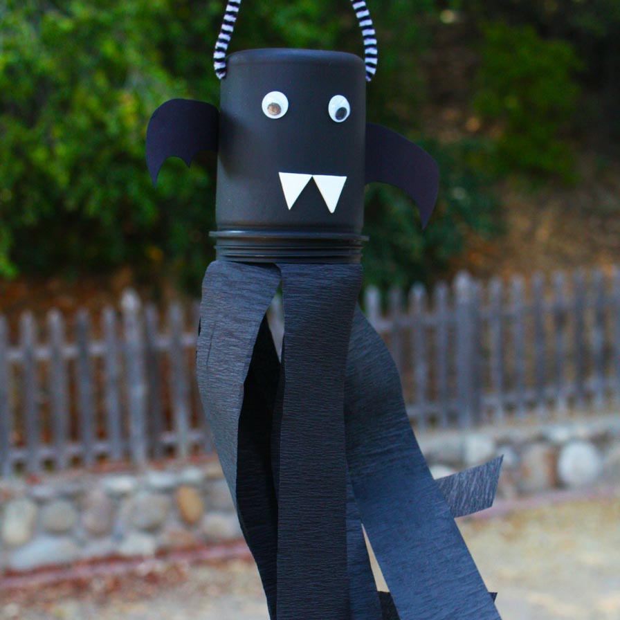 Halloween Bat Windsock Craft | Fun365