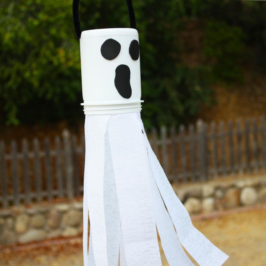 Halloween Ghost Windsock Craft | Fun365