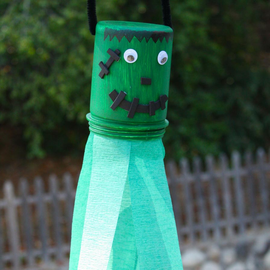 Halloween Frankenstein Windsock Craft | Fun365