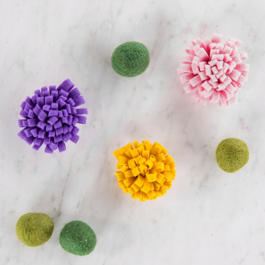 How to Make Felt Filler Flowers | Fun365