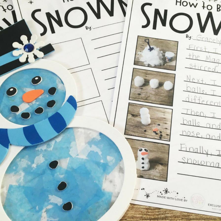 How-To Story Snowman Writing Activity | Fun365