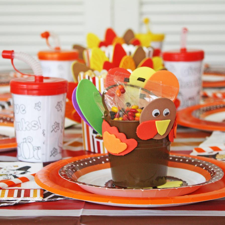 Turkey Bucket Favors | Fun365