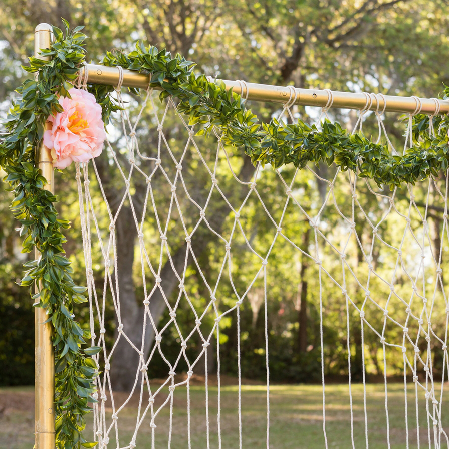 How to Make a Macrame Wedding Ceremony Arch | Fun365