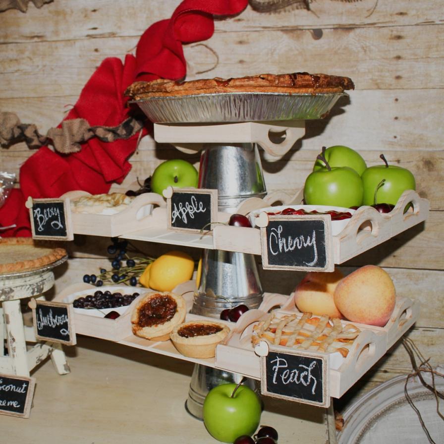 DIY Tiered Dessert Serving Tray | Fun365