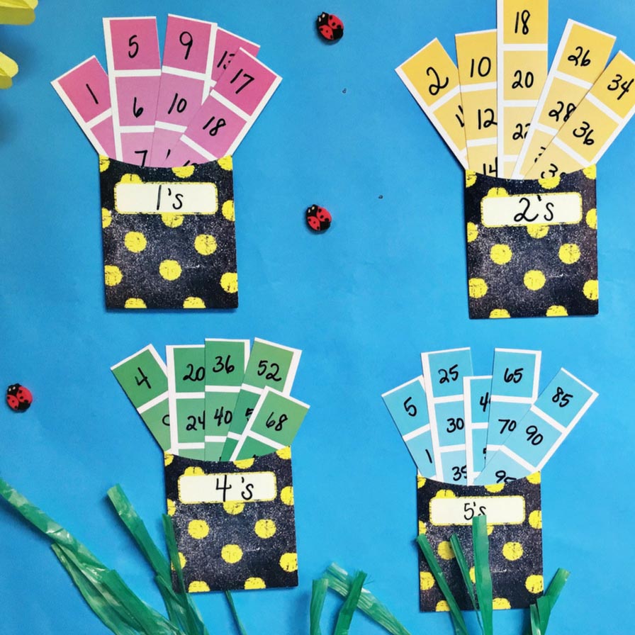 Skip Counting with Paint Strips | Fun365