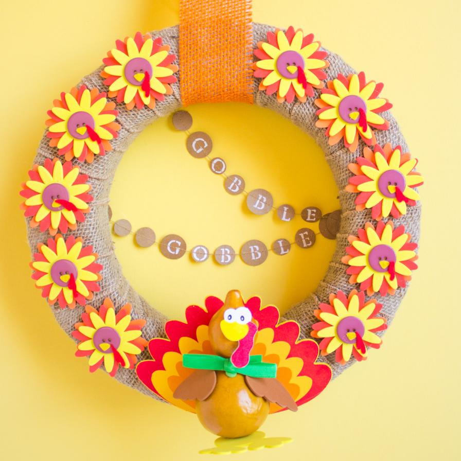 Thanksgiving Turkey Wreath | Fun365