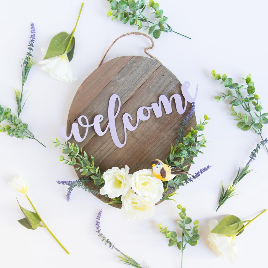 Spring Welcome DIY Wall Hanging | Fun365