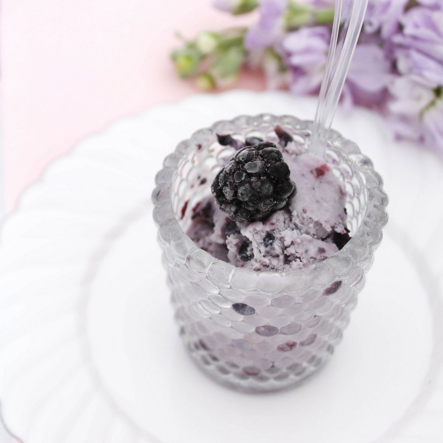 Homemade Black Raspberry Ice Cream | Fun365