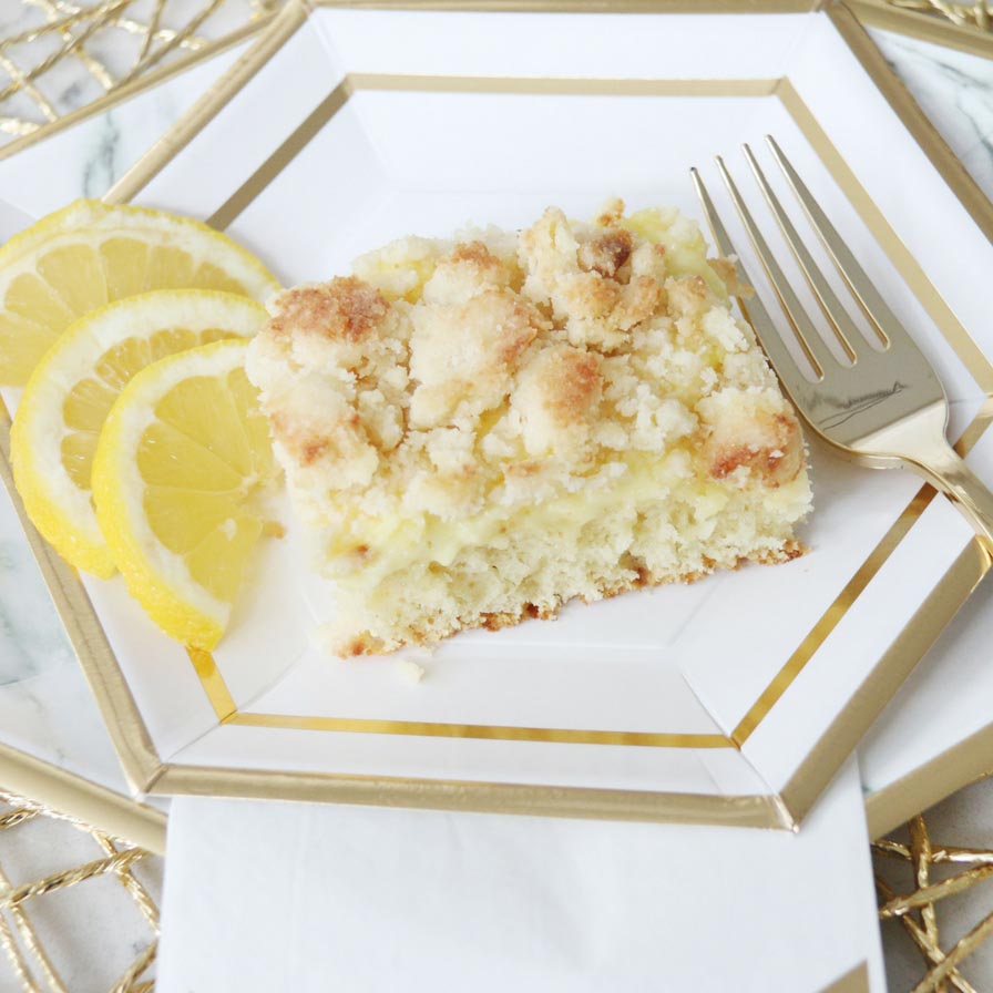 Lemon Cream Cheese Crumb Cake | Fun365