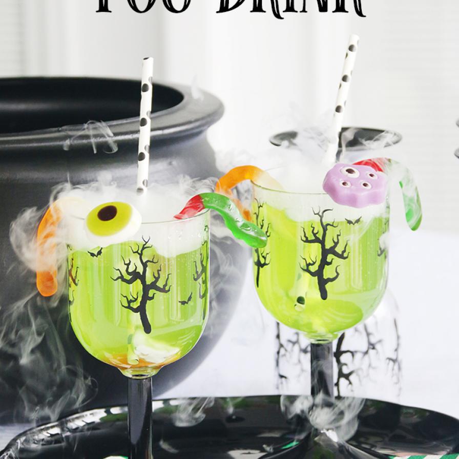 Halloween Spooky Green Fog Drink | Fun365