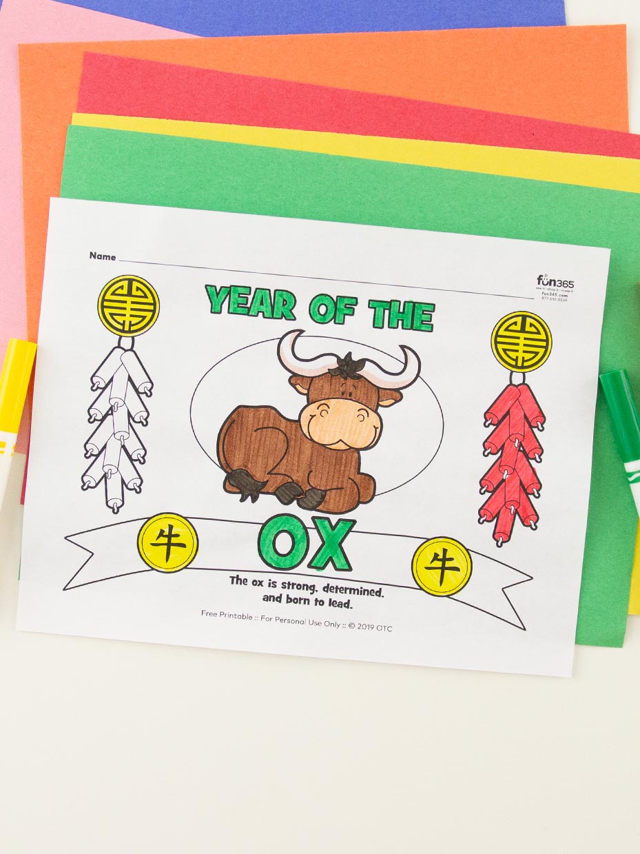 Free Chinese New Year Coloring Pages | Fun365