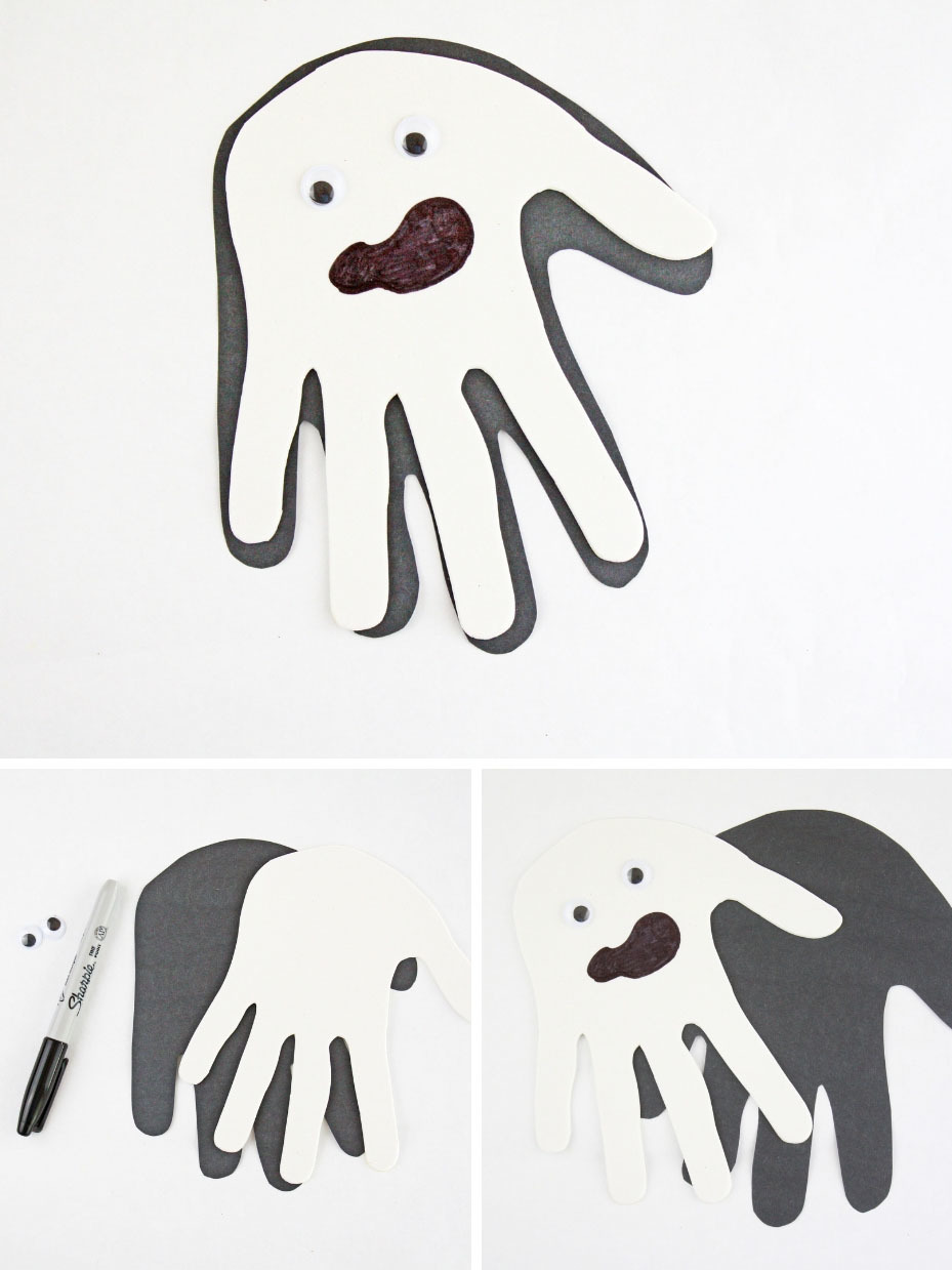 Halloween Handprint Craft Garland | Fun365