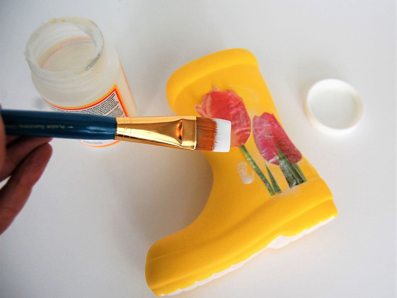 DIY Ceramic Boot Planters | Fun365