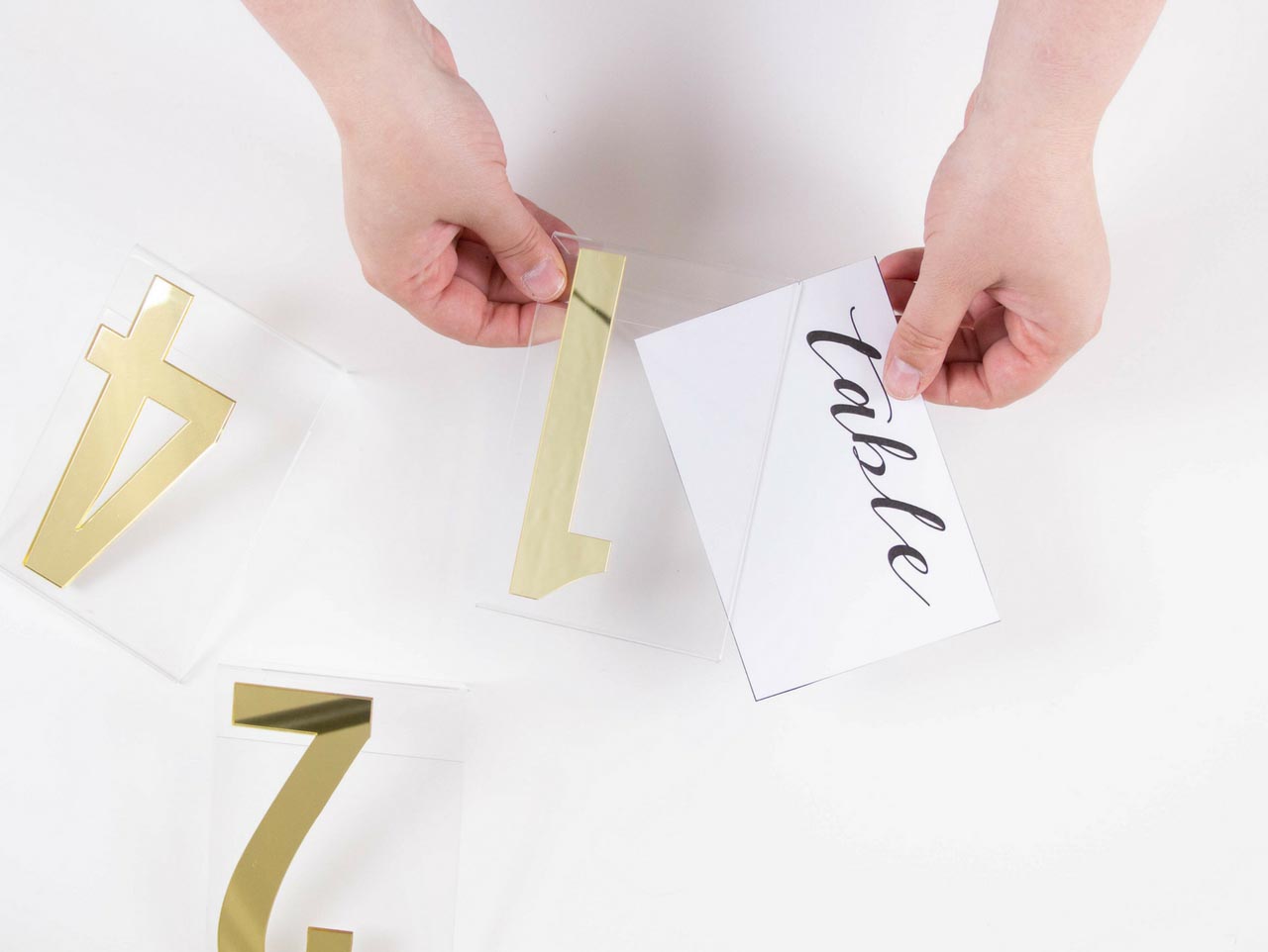 DIY Hand Lettered Table Numbers | Fun365