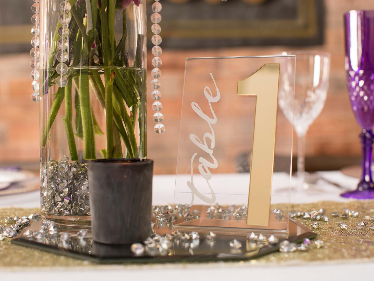 DIY Hand Lettered Table Numbers | Fun365