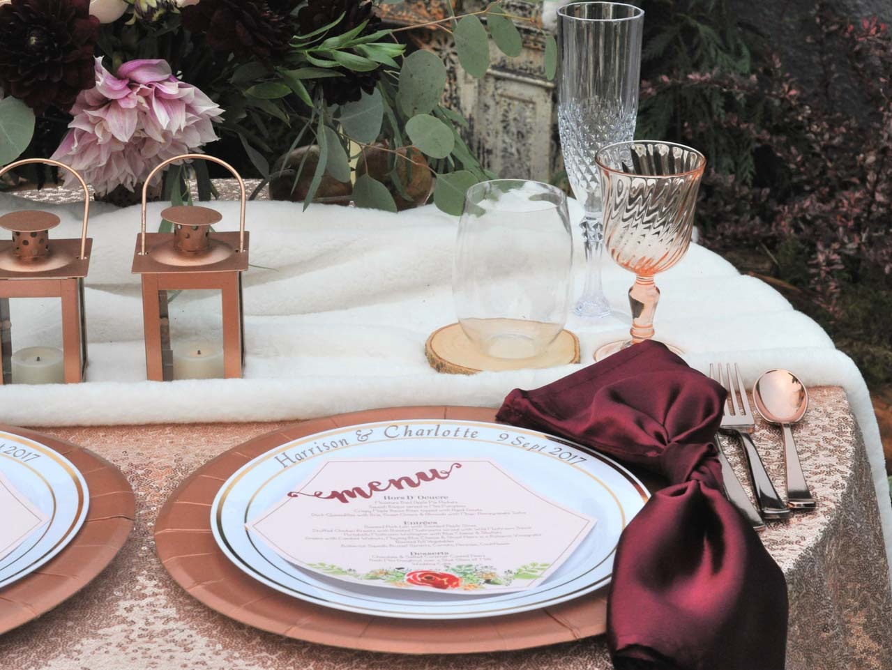 DIY Personalized Dinner Table Setting | Fun365