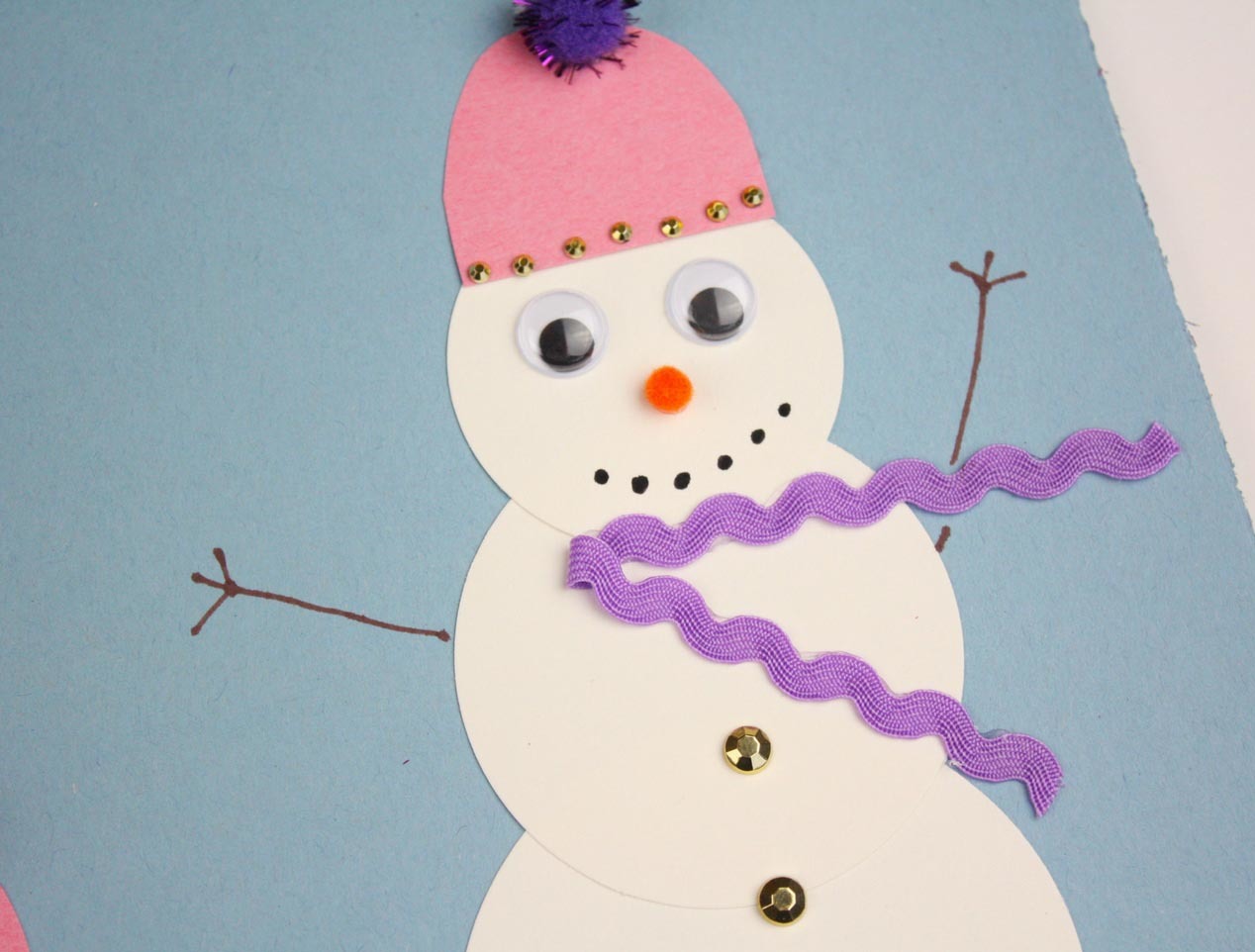 Snowman Collage Art Activity | Fun365