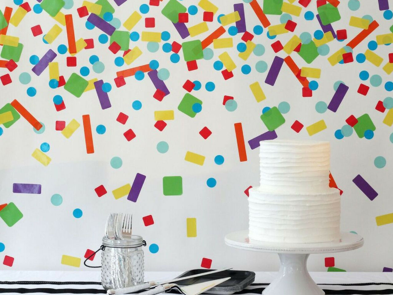 Sticker Cake Backdrop | Fun365